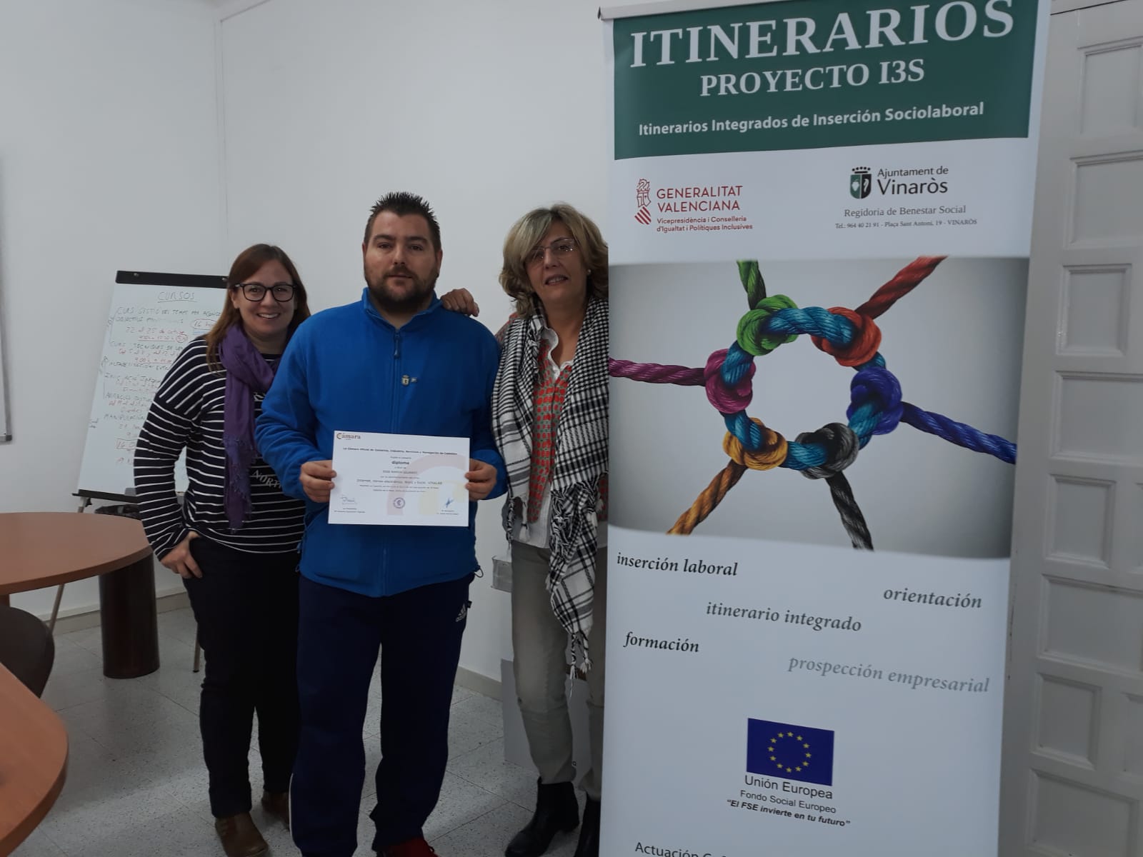 Las orientadoras del proyecto Itinerarios I3S entregan el primer ...